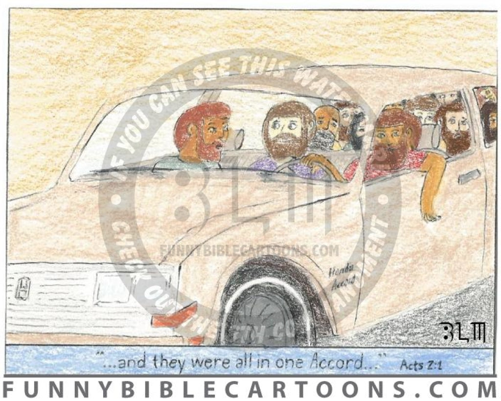 All in One Accord – Funny Bible Cartoons