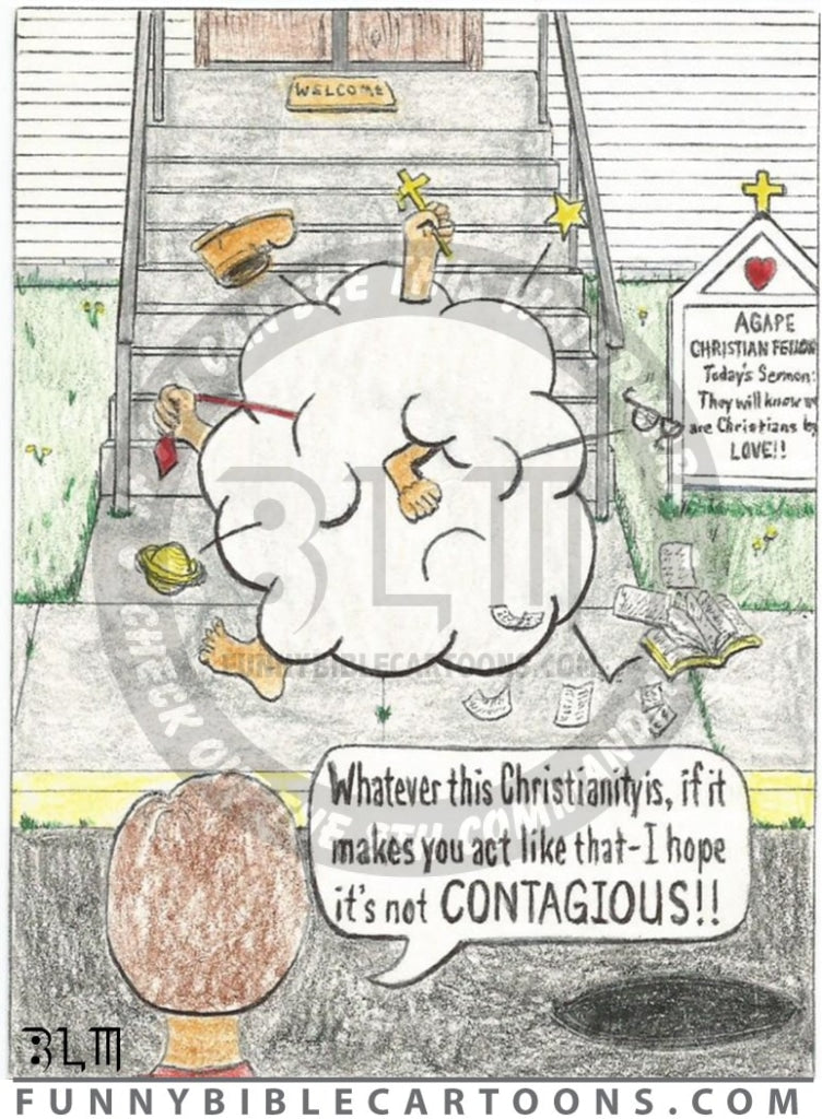 Fighting Christians – Funny Bible Cartoons