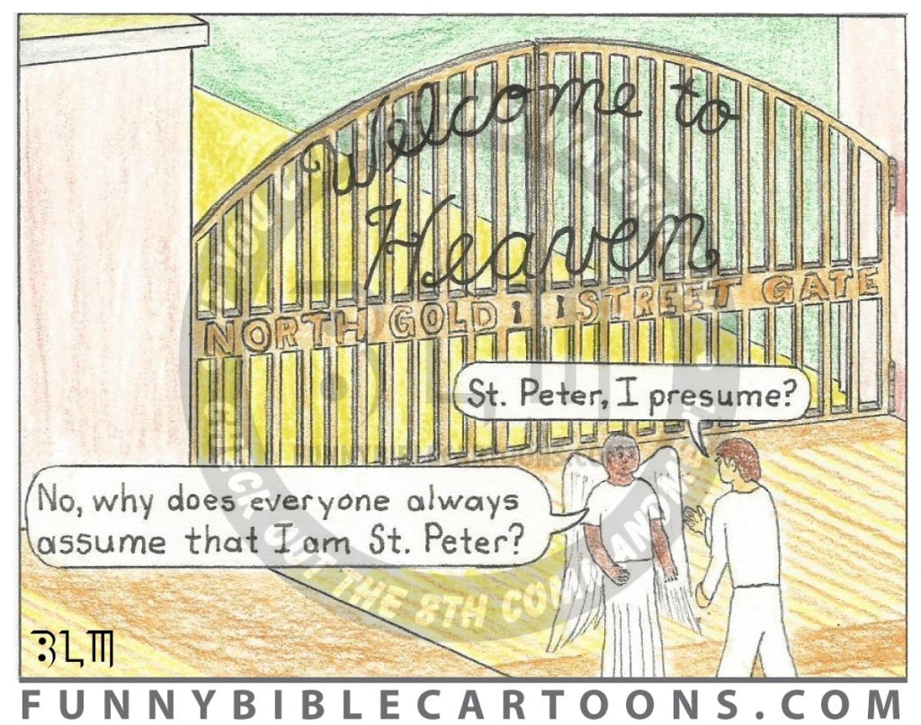 Heaven’s Gate – Funny Bible Cartoons
