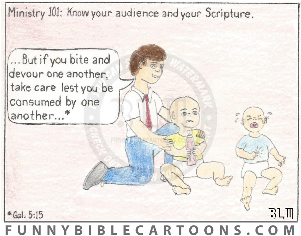 Ministry 101 (Series of 2) – Funny Bible Cartoons