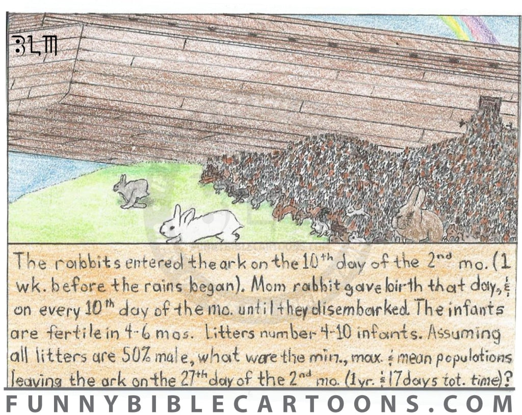 Multiplying Rabbits – Funny Bible Cartoons